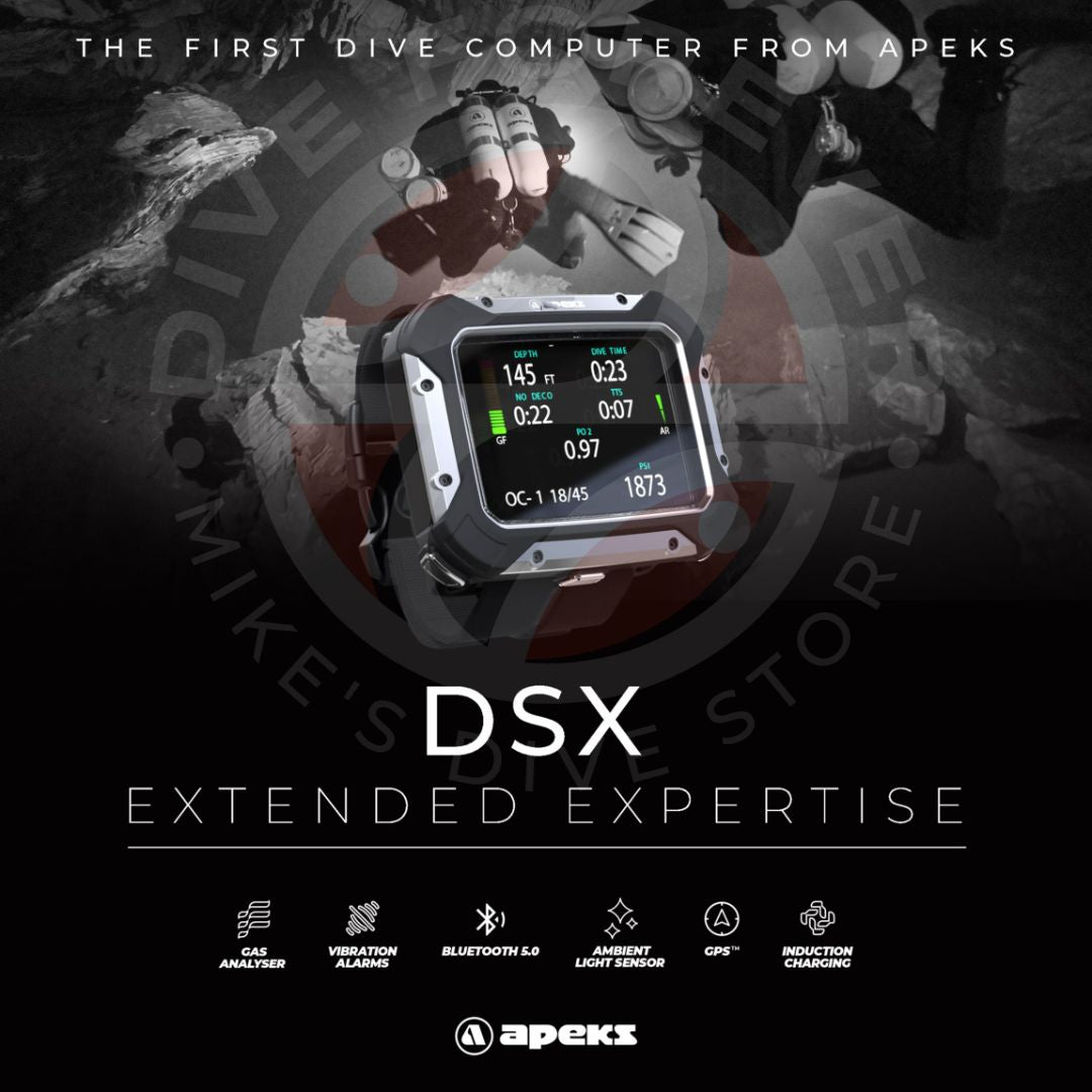 Apeks DSX - First Dive Computer from Apeks – Mikes Dive Store