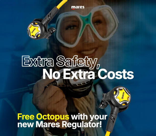 Free Mares Octopus Dual with Selected Mares Regulators – Extra Safety ...