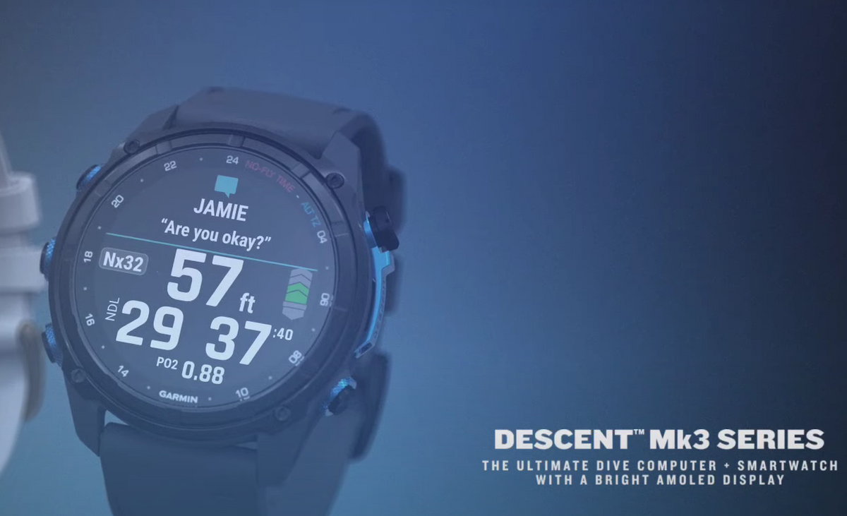 The New Garmin DESCENT™ Mk3 Ultimate Dive Computer and Smartwatch ...