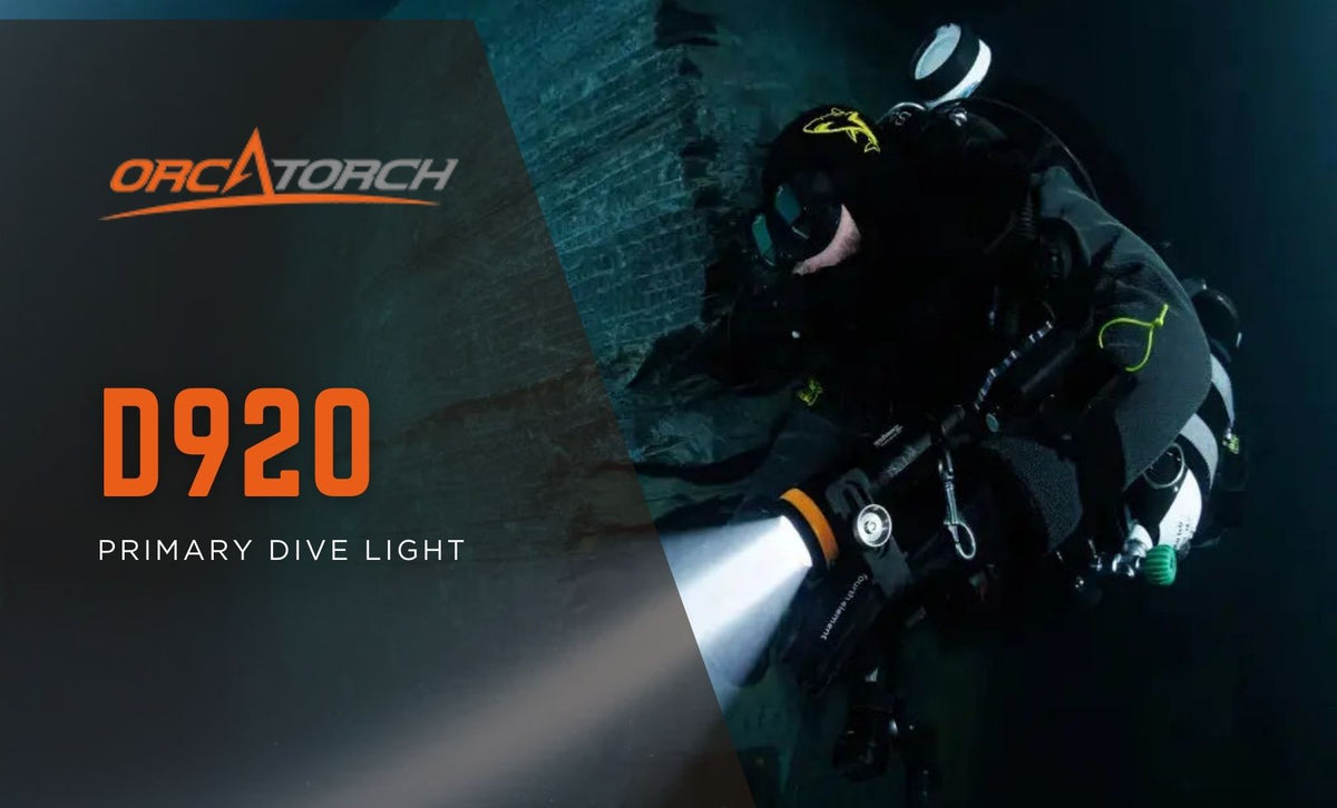 OrcaTorch D920 Dive Light: A Powerful 5000-Lumen Handheld Primary for ...