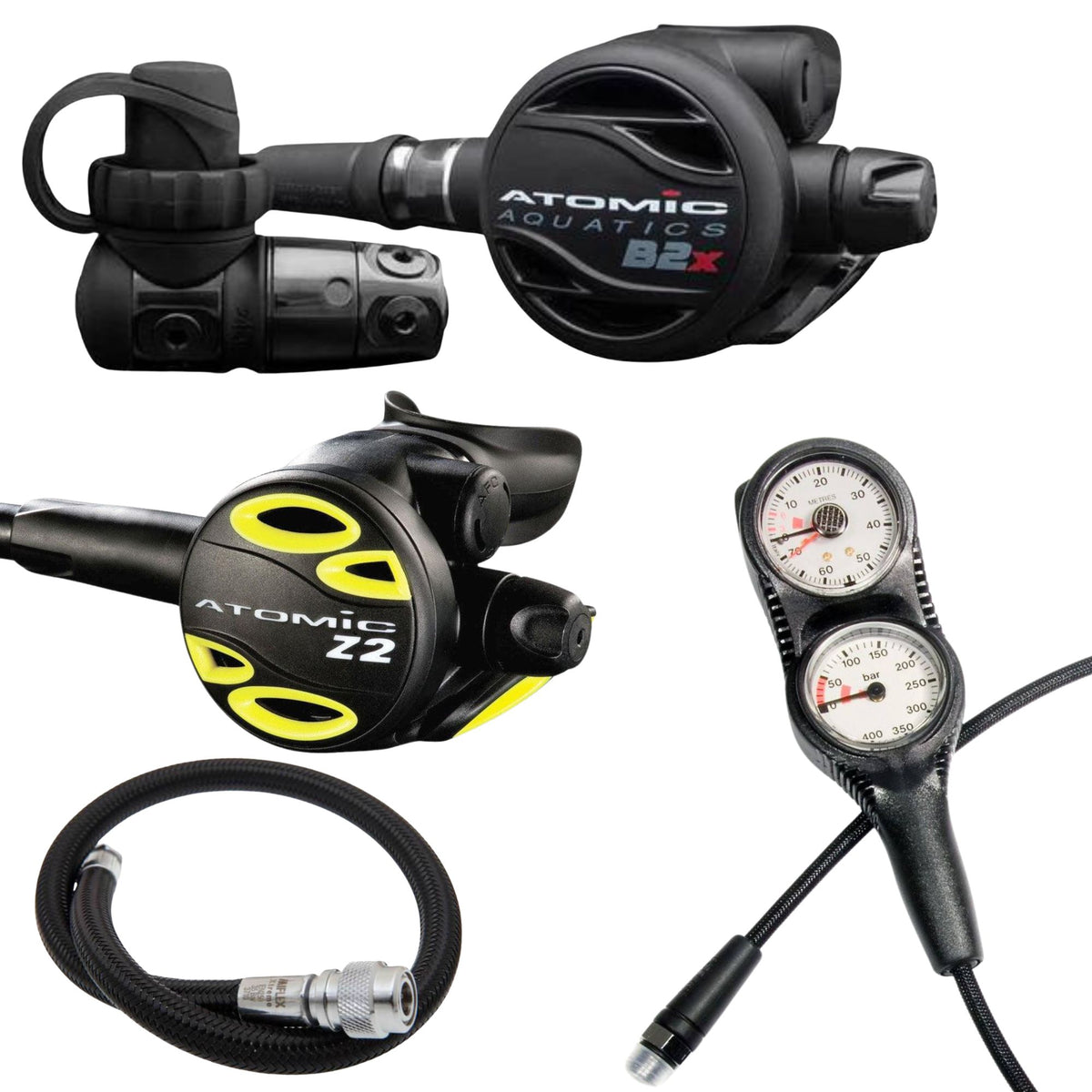 Atomic B2x and Miflex Double Console Diving Regulator Bundle – Mikes ...