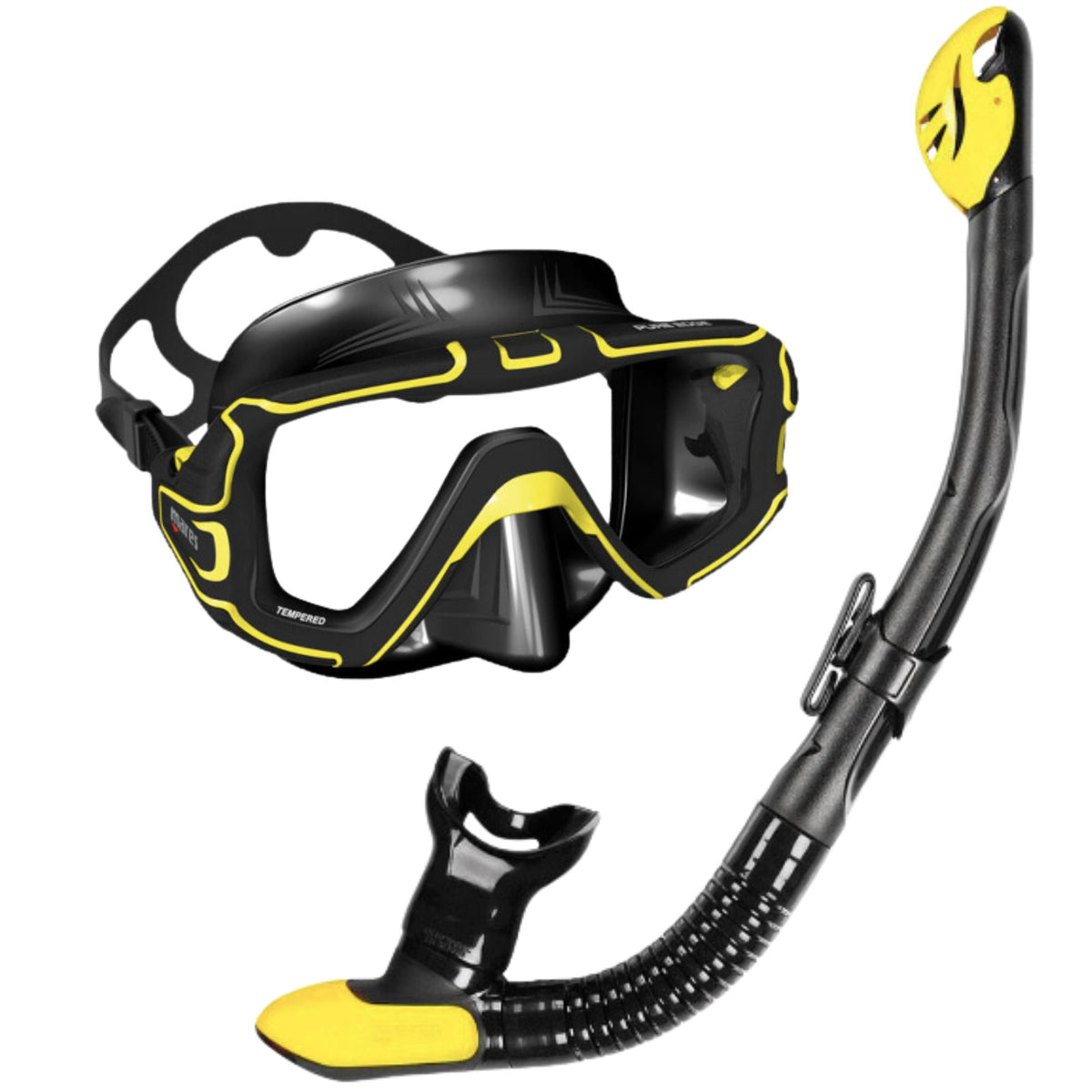 Mares Pure Edge Dive Mask And Ergo Dry Snorkel Set – Mikes Dive Store