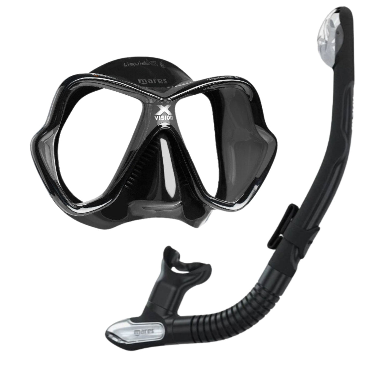 Mares X-Vision Ultra And Ergo Dry Snorkel Set – Mikes Dive Store