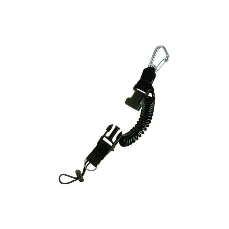 ISC Snappy Coil Steel Lanyard | Mike's Dive Store – Mikes Dive Store