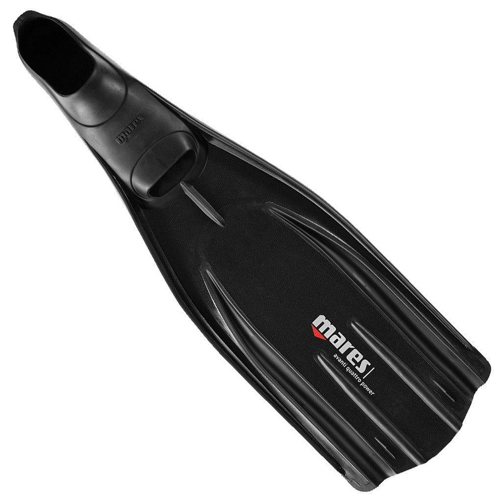 Mares Avanti Quattro Power Full Foot Fins Black | Mike's Dive Store ...